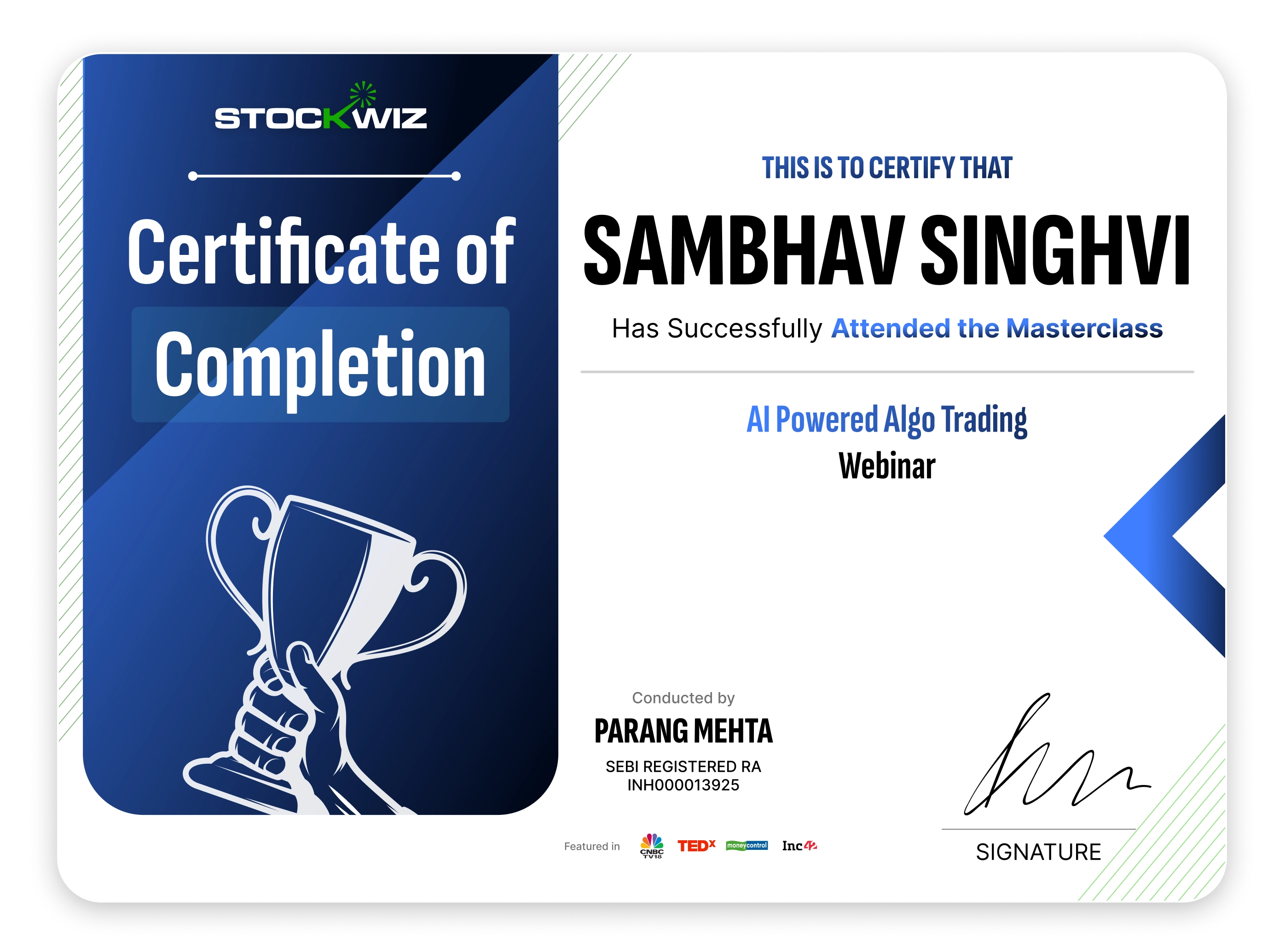 Algo Trading Webinar